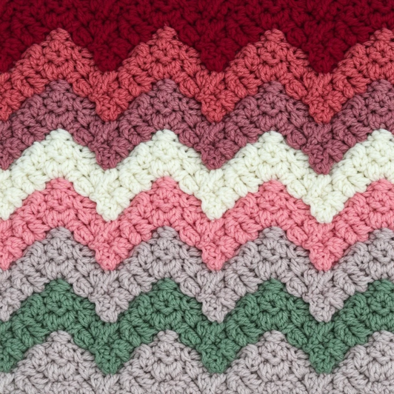 Easy Crochet Chevron Blanket – Free Pattern - CROSHET CRAFTED